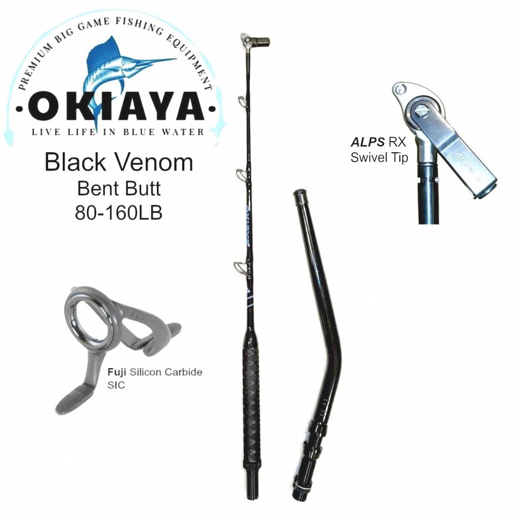 OKIAYA Built to Order "Black Venom" Deep Drop Bent Butt ALPS RX SWIVEL ...